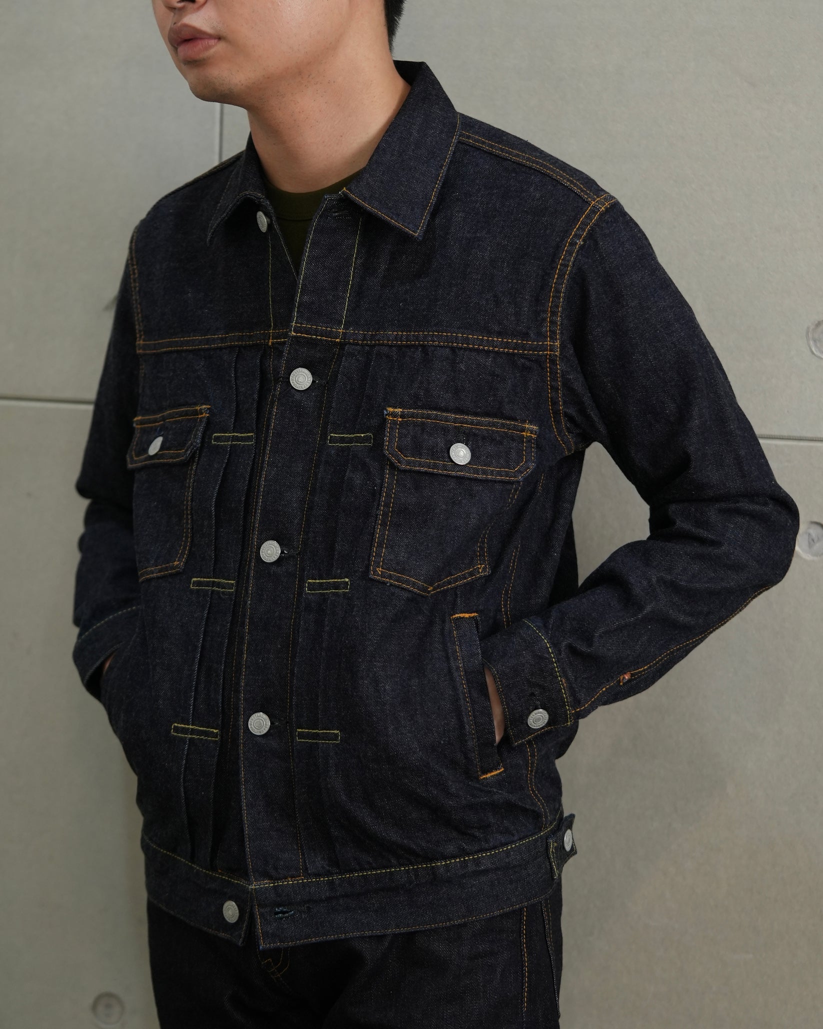 Momotaro MXOT 1104 13oz Indigo denim jacket – Limbro Denim