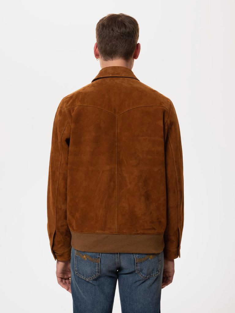 Steve Leather Jacket Cognac – LIMBRO DENIM